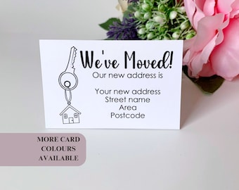 Printed Change of Address Cards, We Have Moved Cards With Envelopes ...
