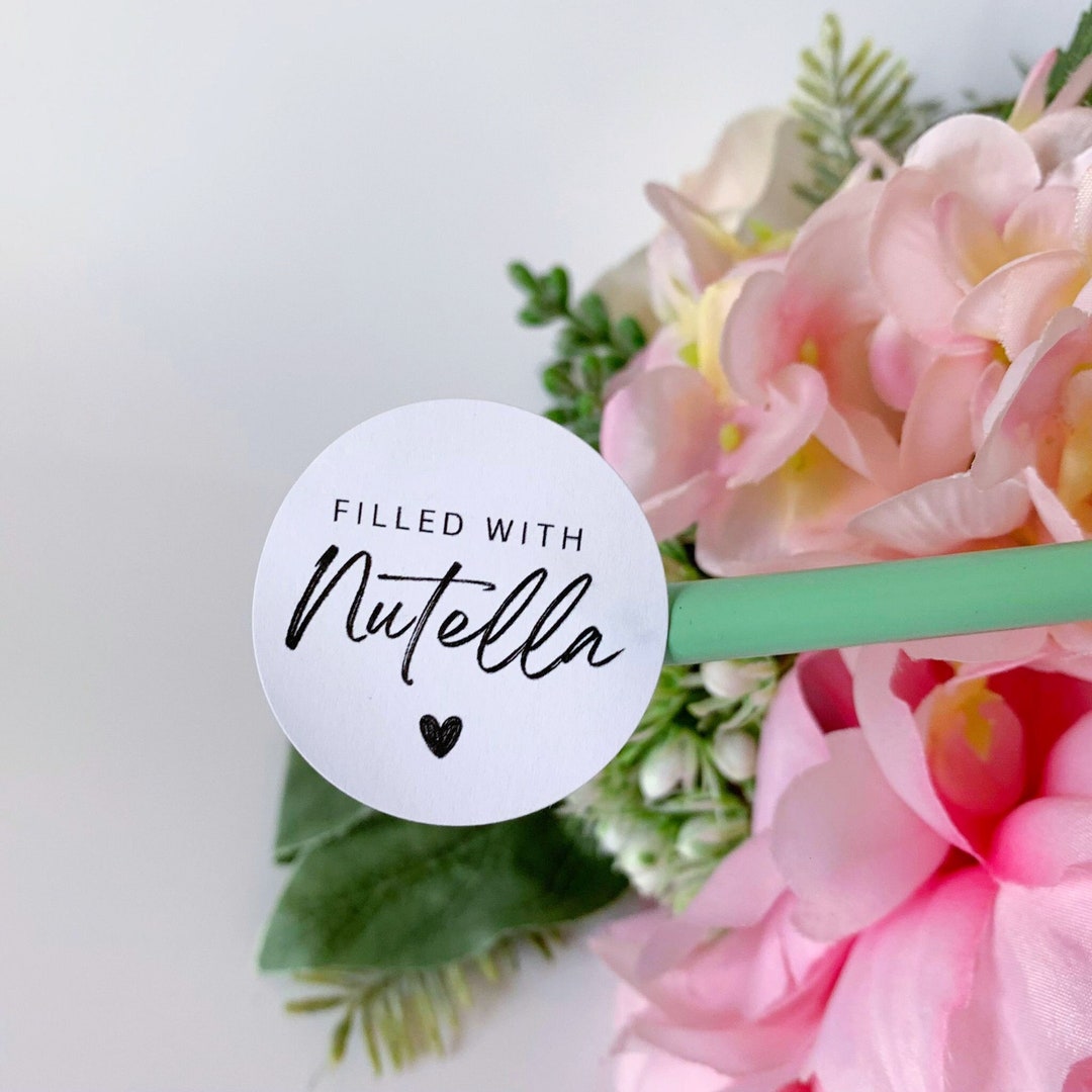 Cake Allergy / Filling Stickers Labels for Small Business - Etsy