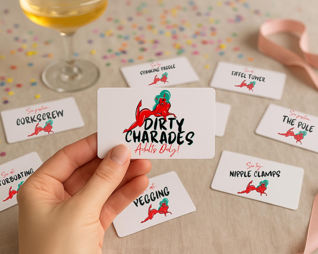Dirty Charades Game Cards – Couples Gift, Funny Anniversary or Date ...