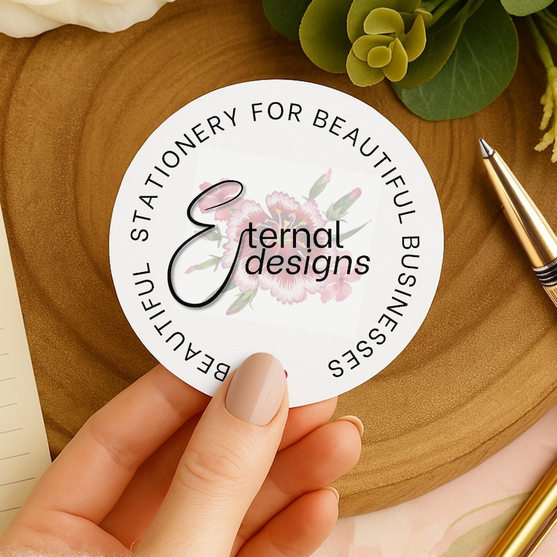 Stickers Add Own Logo - Etsy UK