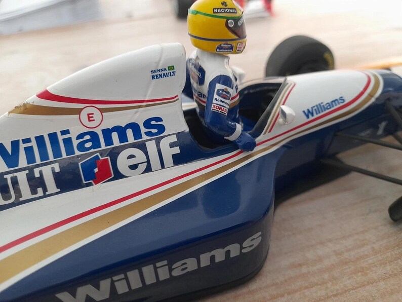 1:18 Ayrton Senna Williams Driver Figure F1 Model Car Minichamps ...