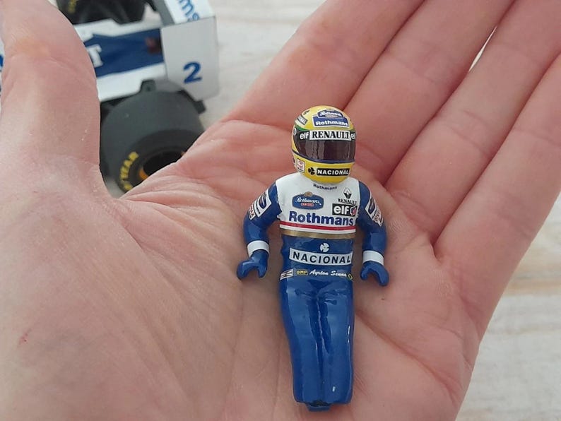 1:18 Ayrton Senna Williams Driver Figure F1 Model Car Minichamps ...