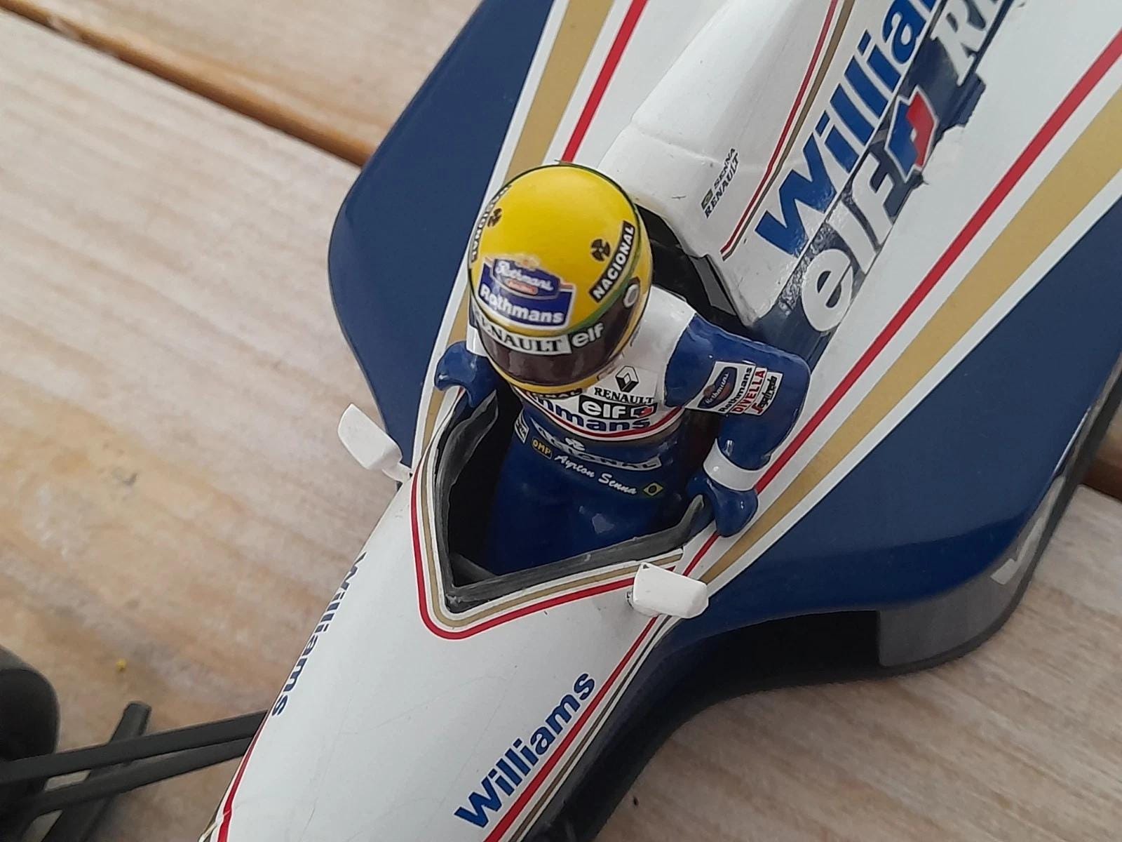 1:18 Ayrton Senna Williams Driver Figure F1 Model Car Minichamps ...