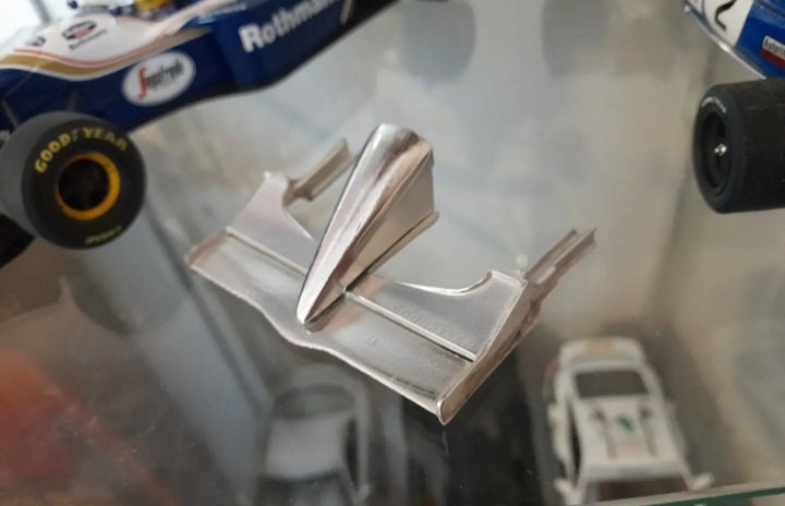 Ayrton Senna Williams Fw14 1994 Nose Cose Front Wing Polished Metal 1: ...
