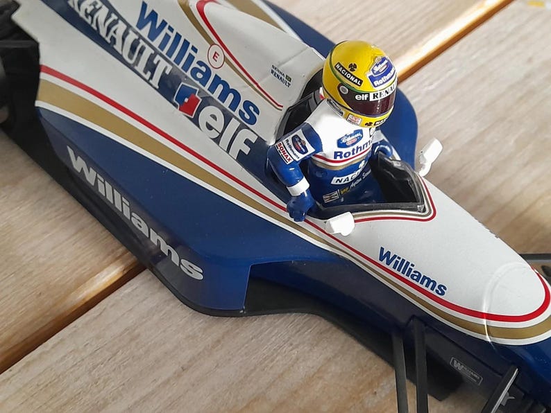 1:18 Ayrton Senna Williams Driver Figure F1 Model Car Minichamps ...