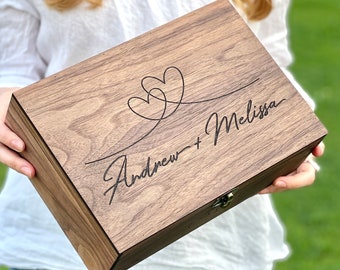 Love Letter Box Valentines Day Gift Box Personalized Small Wooden ...