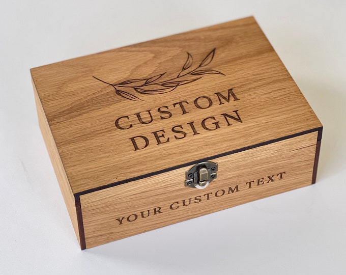 Personalized Memory Keepsake Box From the Wood Wooden Valentines Gift ...