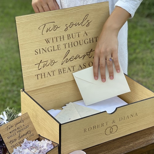 Personalized Wedding Keepsake Box for Couples Personalised - Etsy
