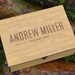 Personalized Wooden Name Box for Memories, Keepsake Christmas Gift ...