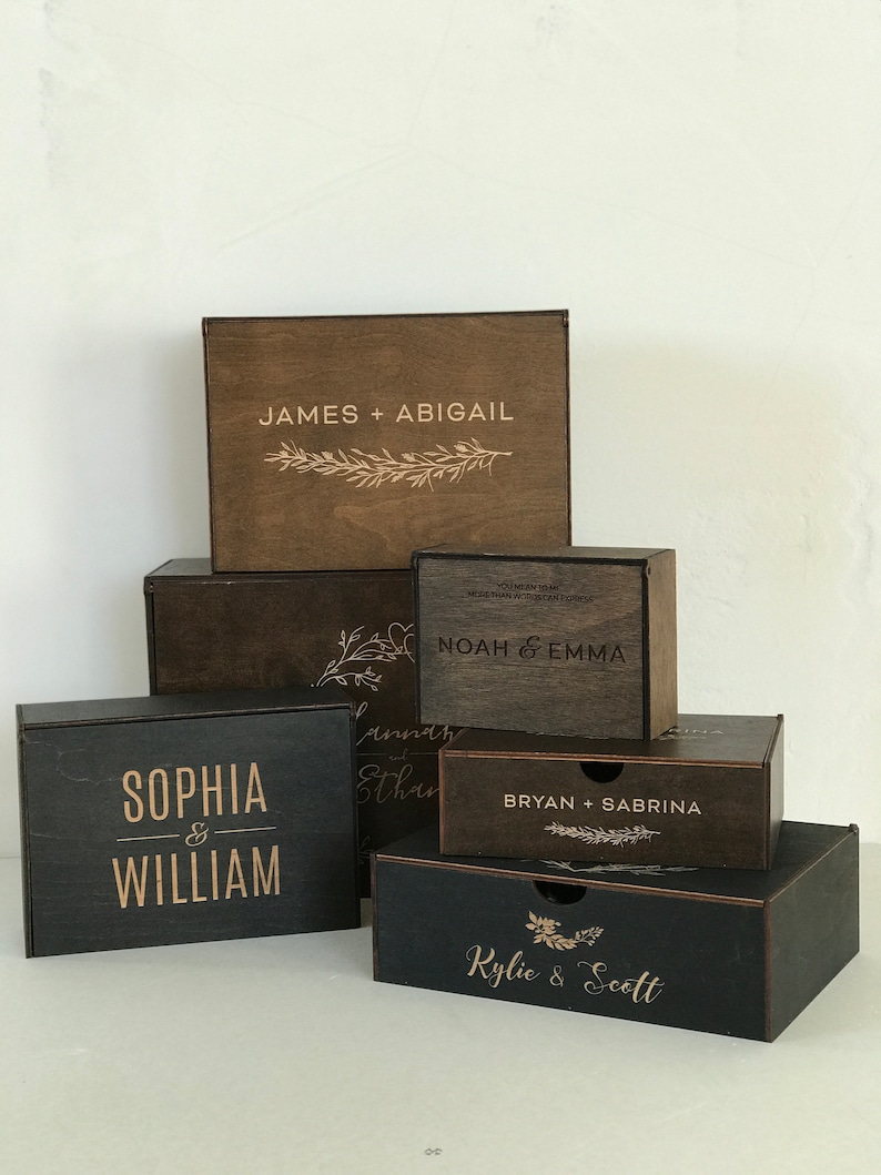 Custom Memory Wooden Laser Engraved Box Wood Gift Box - Etsy