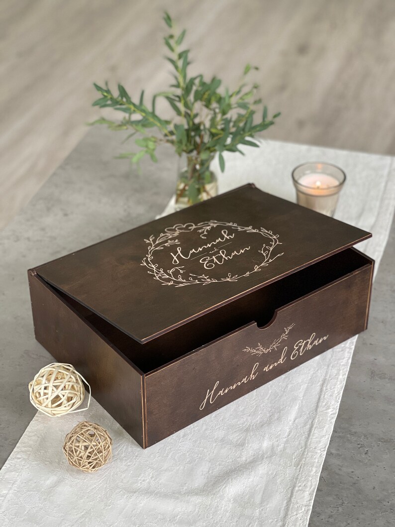 Personalized Wooden Memory Keepsake Storage Gift Box - Etsy