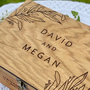 Custom Personalized Wooden Keepsake Box - Gift for Him, Her, Boyfriend ...