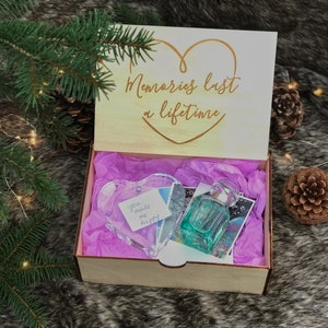 Memory Wooden Keepsake Box With Personalization Your - Etsy