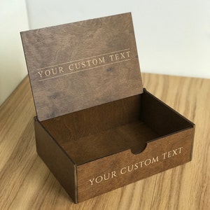 Custom Memory Wooden Laser Engraved Box Wood Gift Box - Etsy