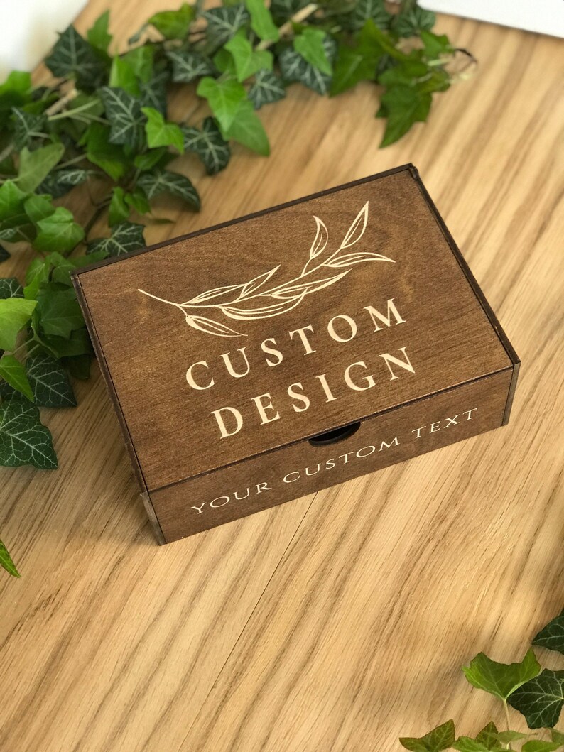 Custom Memory Wooden Laser Engraved Box Wood Gift Box - Etsy