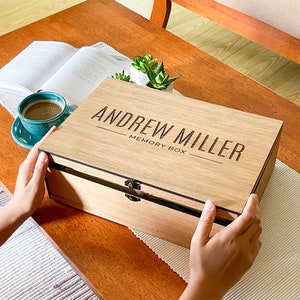 Personalized Wooden Name Box for Memories Keepsake - Etsy