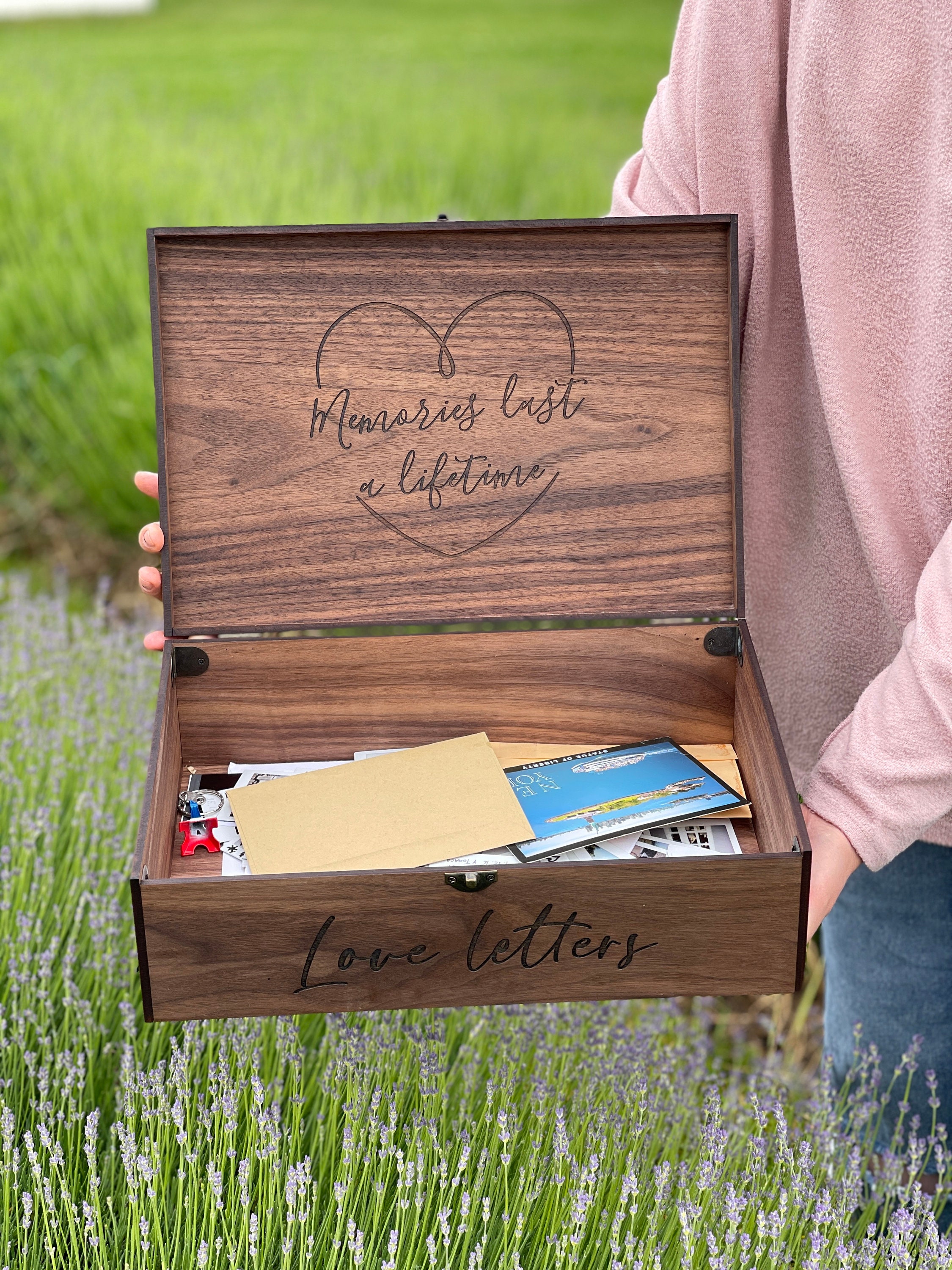 Personalized Memory, Wooden, Keepsake Box From the Wood is Original ...