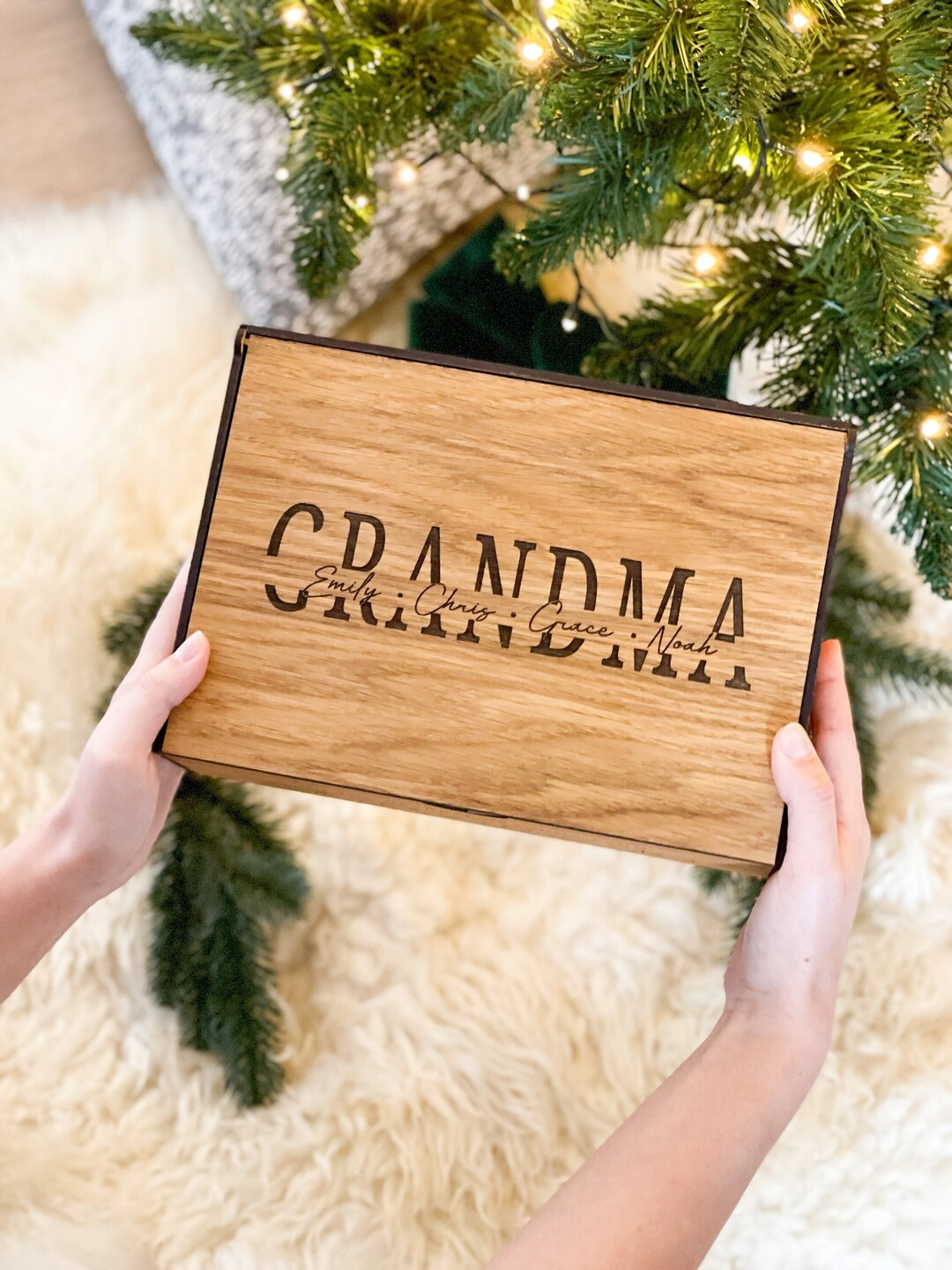 Christmas Gifts for Grandma Custom Personalized Family Gifts - Etsy