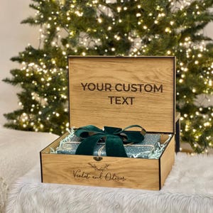 Personalized Wooden, Memory, Keepsake Storage Gift Box Valentines Gifts ...
