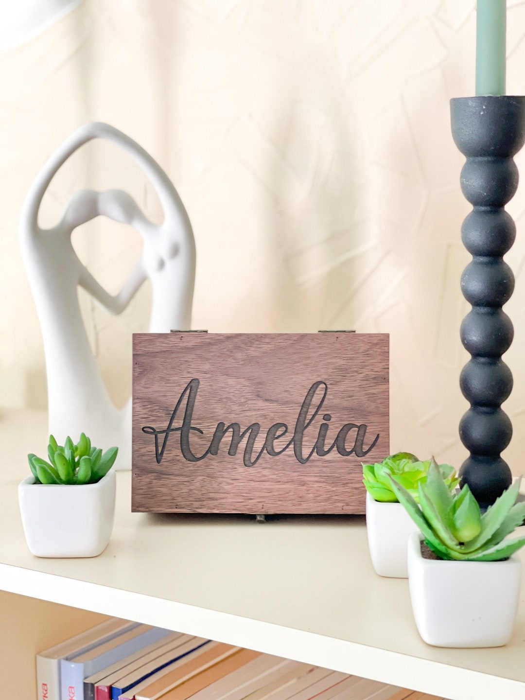 Memory Wooden Keepsake Box With Personalization - Your Christmas Gift ...