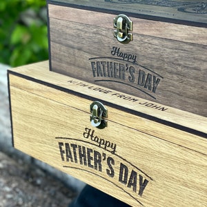 Personalized Gift Box for Men, Dad, Father, Daddy, Him From Daughter ...