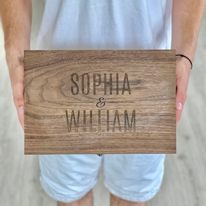 Love Letter Box Valentines Day Gift Box Personalized Small Wooden ...