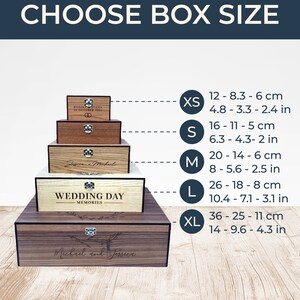 Custom Personalized Wooden Keepsake Box Wedding Card Box, Christmas ...