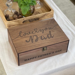 Personalized Gift Box for Men, Dad, Father, Daddy From Daughter, Son ...
