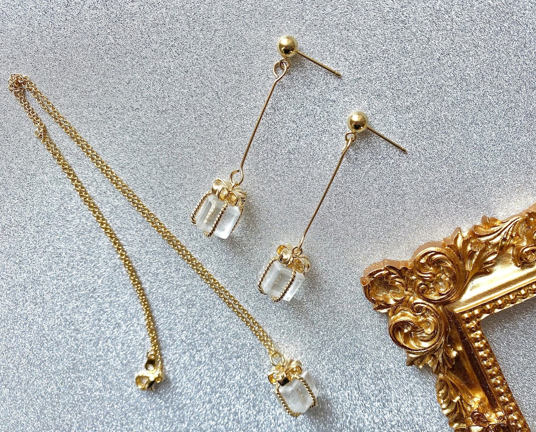 Dainty Cute Gift Earrings/delicate Unique Exquisite Jewelry Set/cute ...