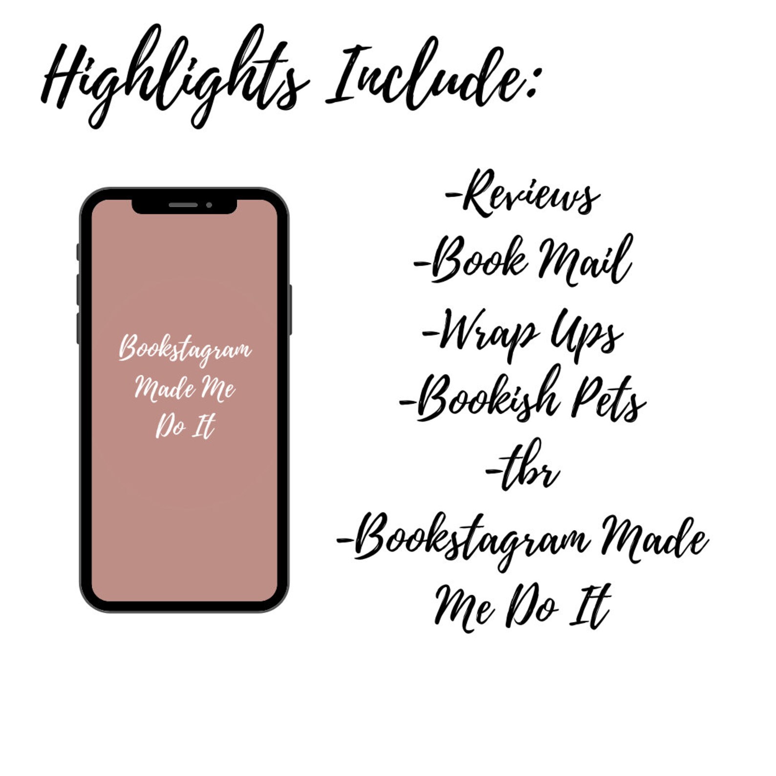 Bookstagram Highlight Covers, Instagram Highlight Covers, Story Icons ...