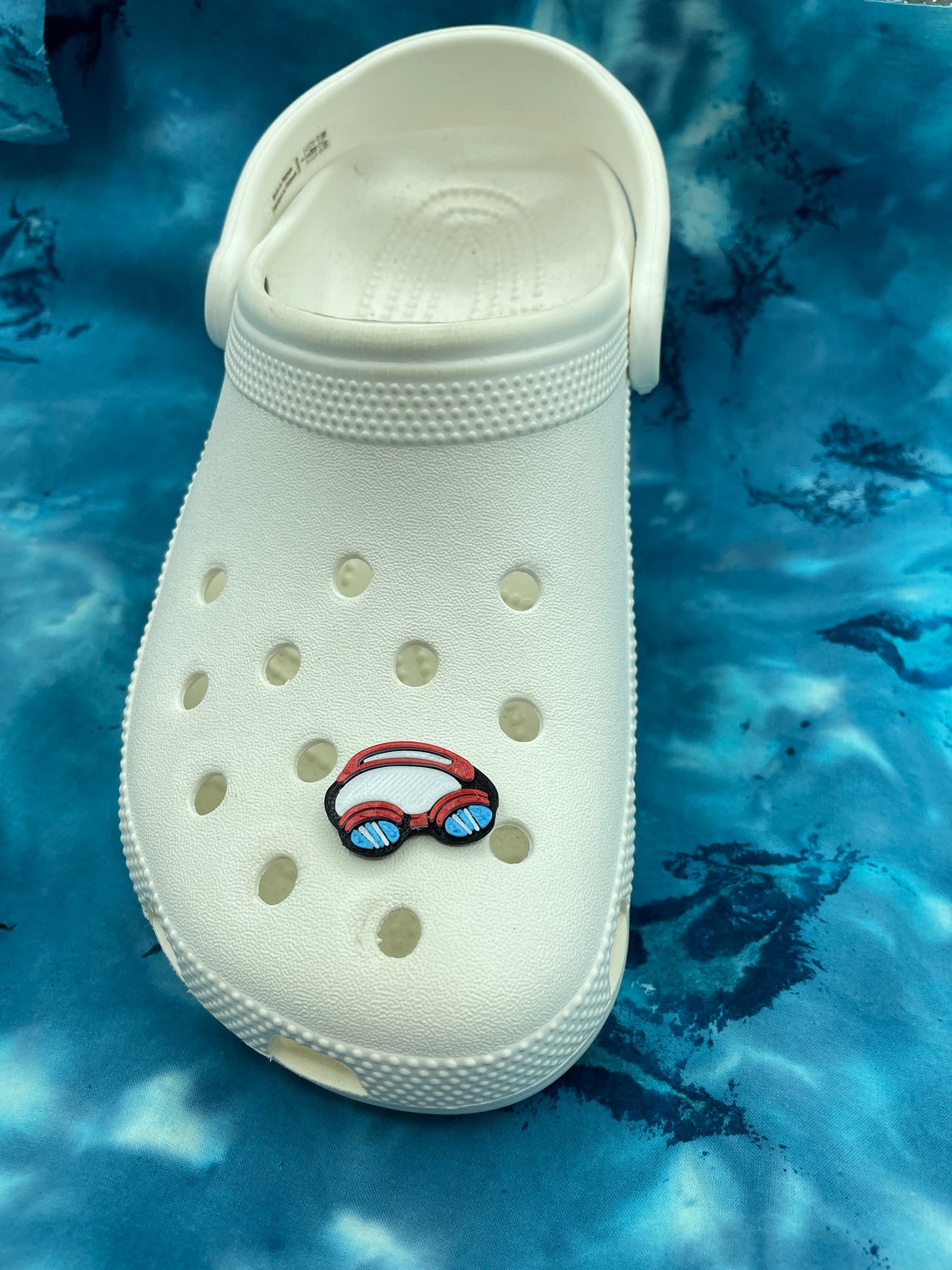 Swim Goggles Clog Shoe Charm - Etsy