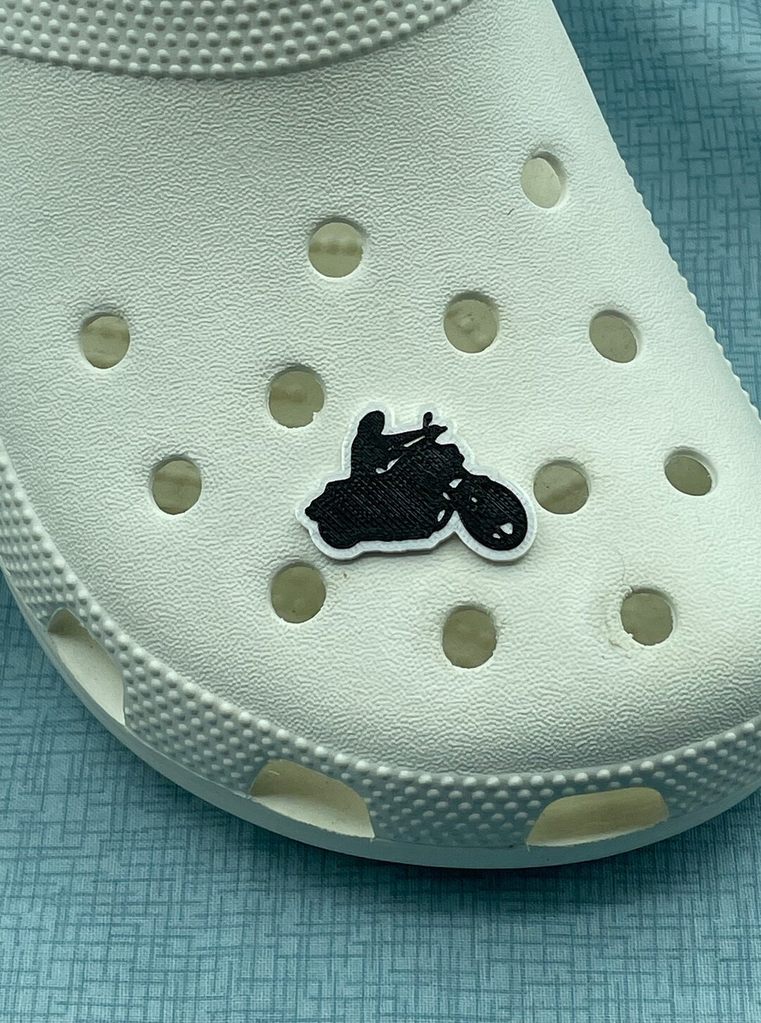 Street Motorcycle Croc Charm - Etsy