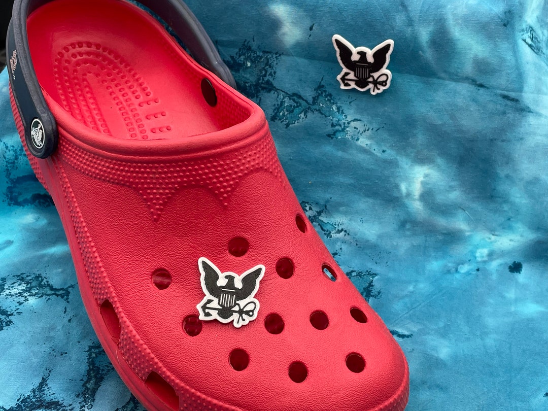 Coast Guard American Eagle Anchor Croc Charm OR Pin (priced ...