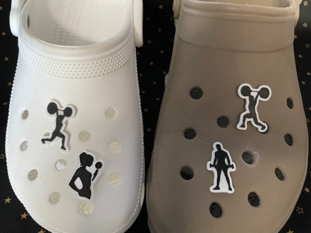 Workout Croc Charms - Etsy