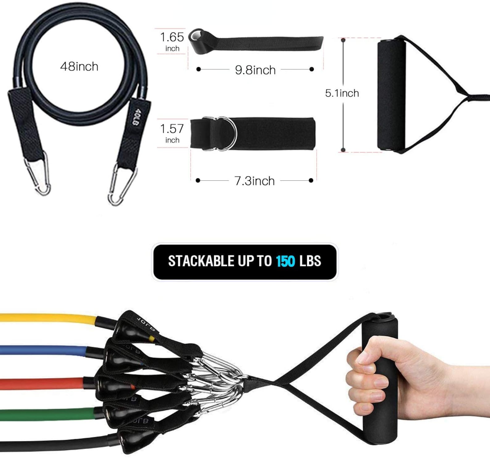 STRIVE Premium Resistance Bands Set 11pcs Exercise Bands - Etsy