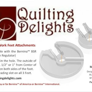 BSR Quilting Ruler Work Foot Compatible With Bernina BSR - Etsy