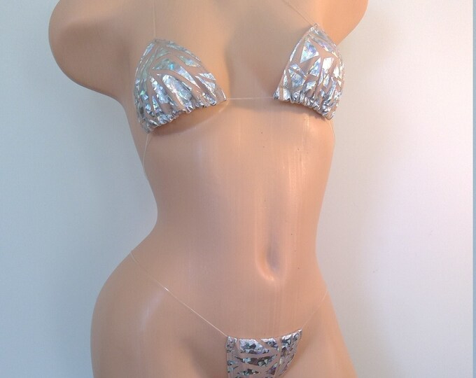 Barely There Microkini, Micro Bikini, Thong Bikini Set, String Bikini ...