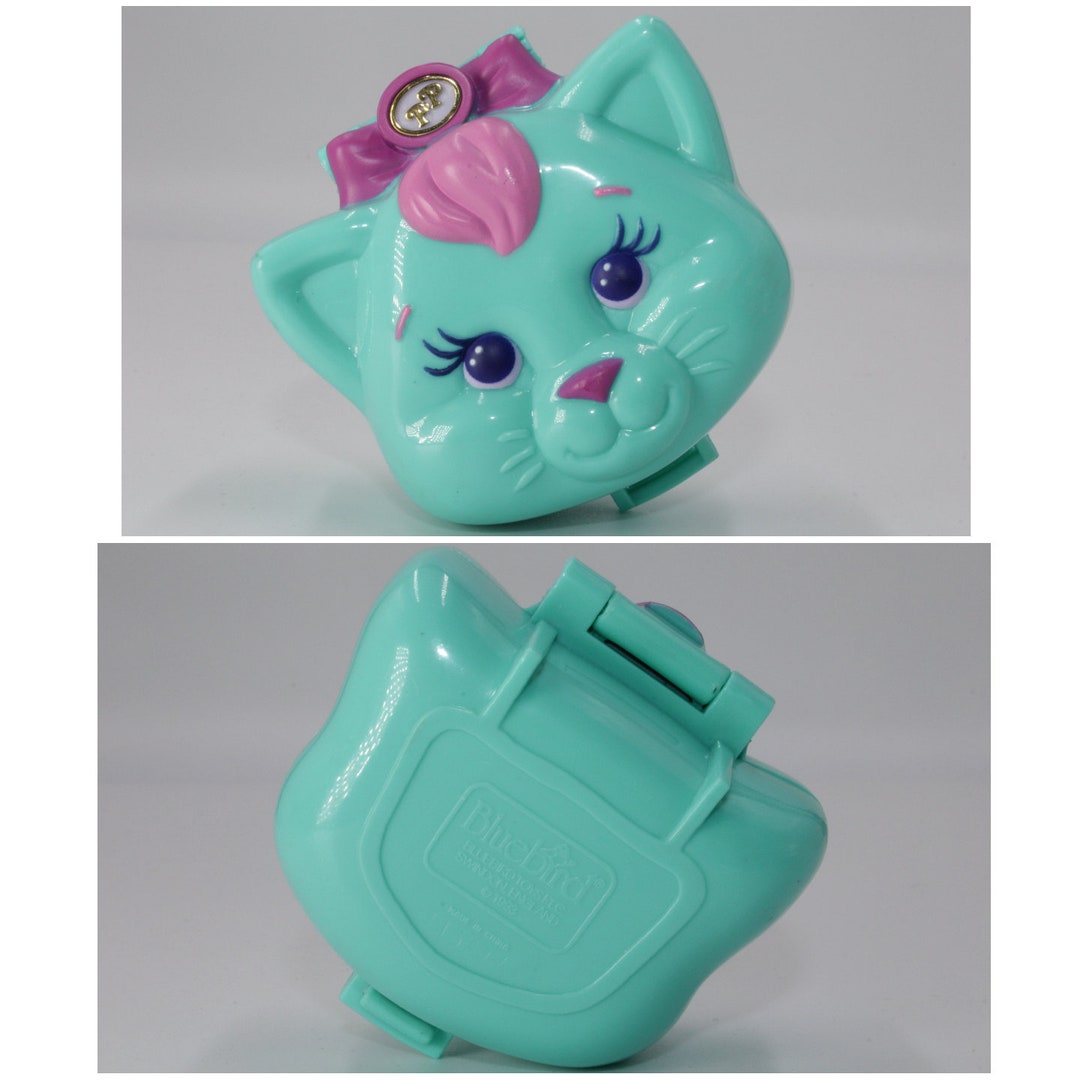 1993 Vintage Polly Pocket Cuddly Kitty Vintage Bluebird Compact Only ...