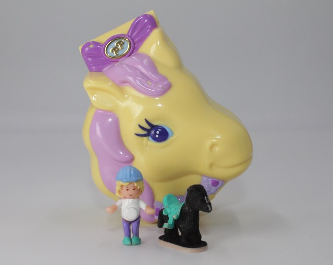 1994 Polly Pocket Pony Ridin AKA Polly's Pony Show Complete Vintage ...