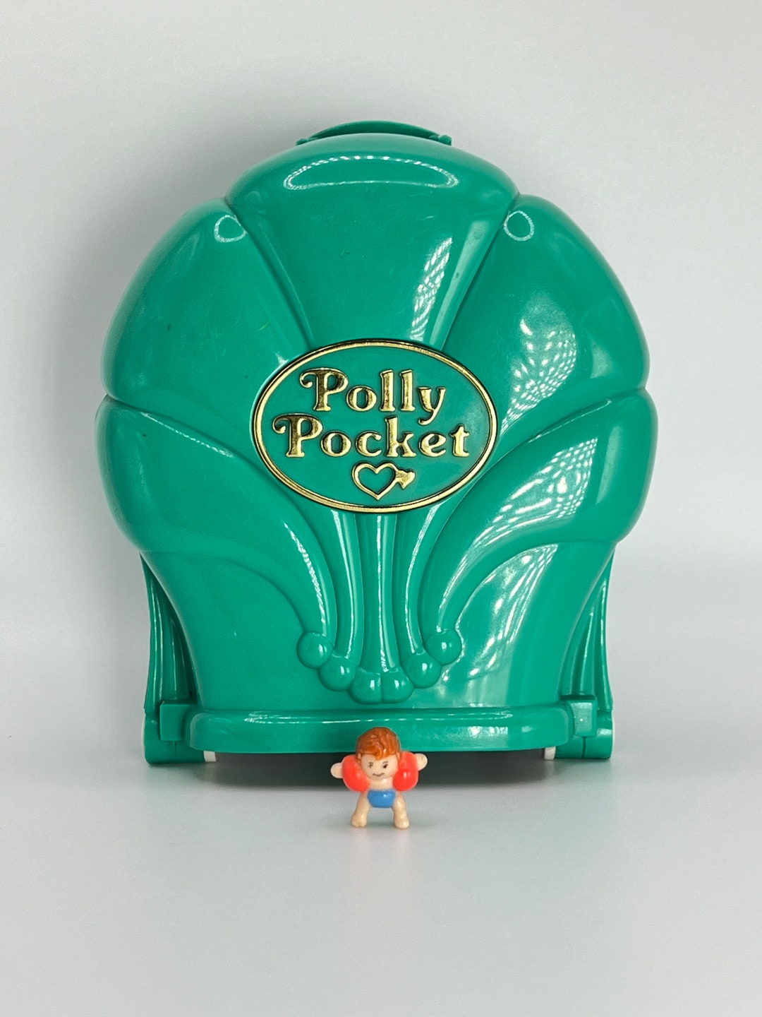 1995 Polly Pocket SPLASH 'N SLIDE Vintage Bluebird Compact & Baby Water ...
