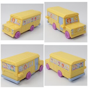 Rare 1996 Polly Pocket Classroom on the Go - Complete School Bus Easel ...