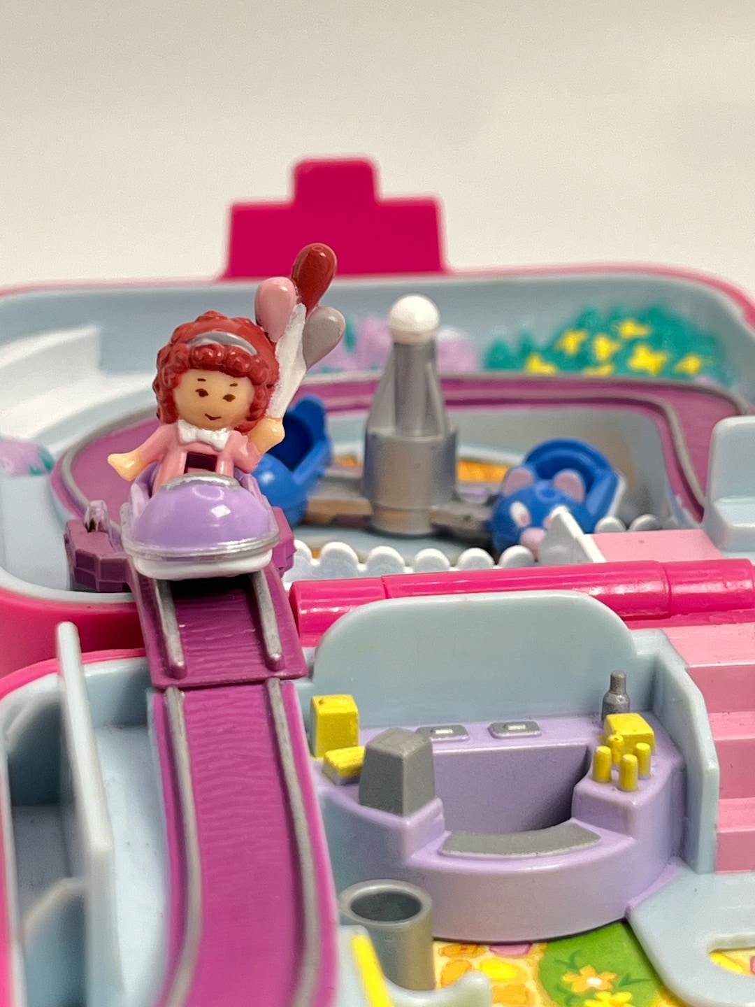 1989 Polly Pocket POLLY WORLD Fun Fair Amusement Park Vintage Bluebird ...