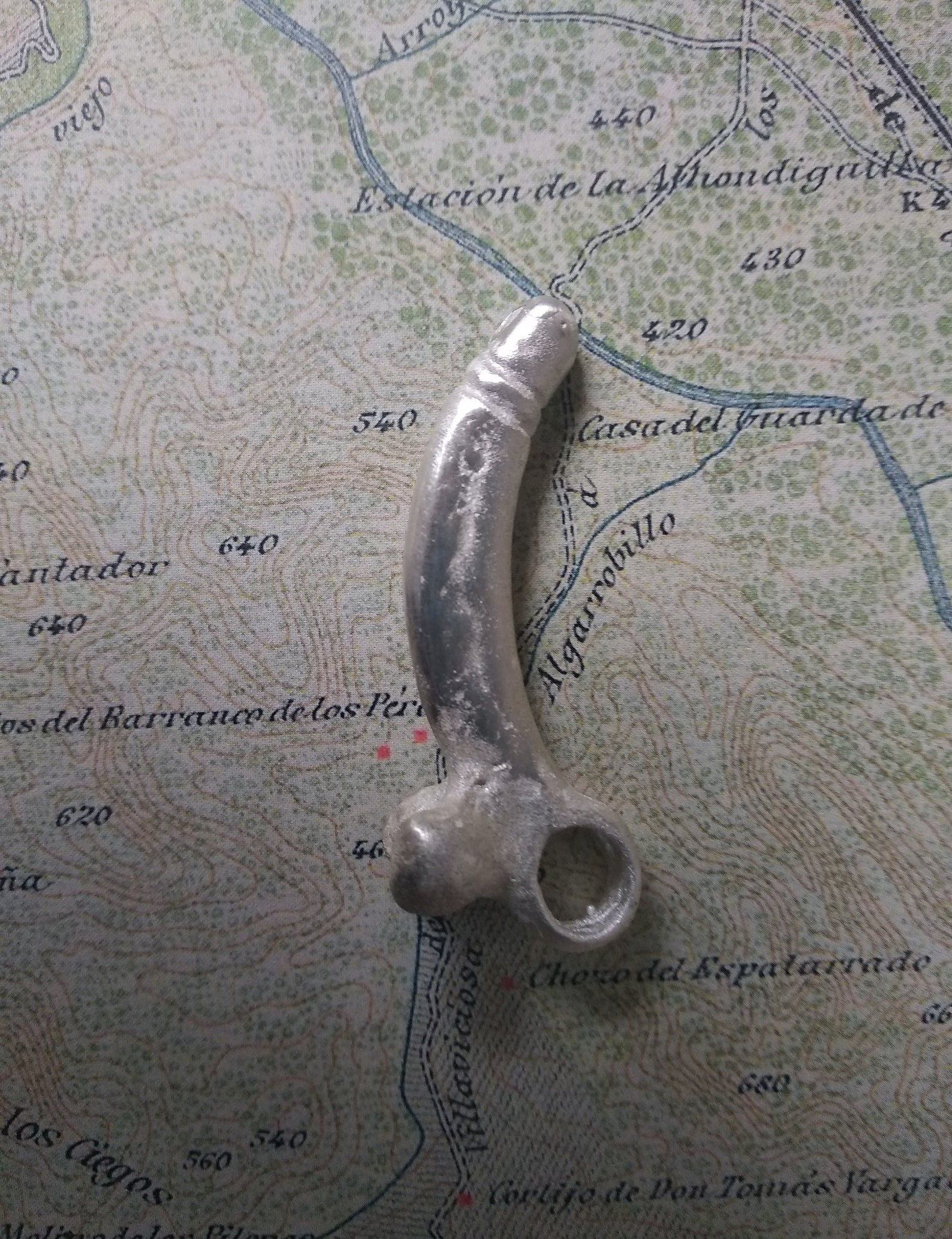 Roman Phallic Pendant in Solid Silver 16.30gr Replica Ancient Roman ...