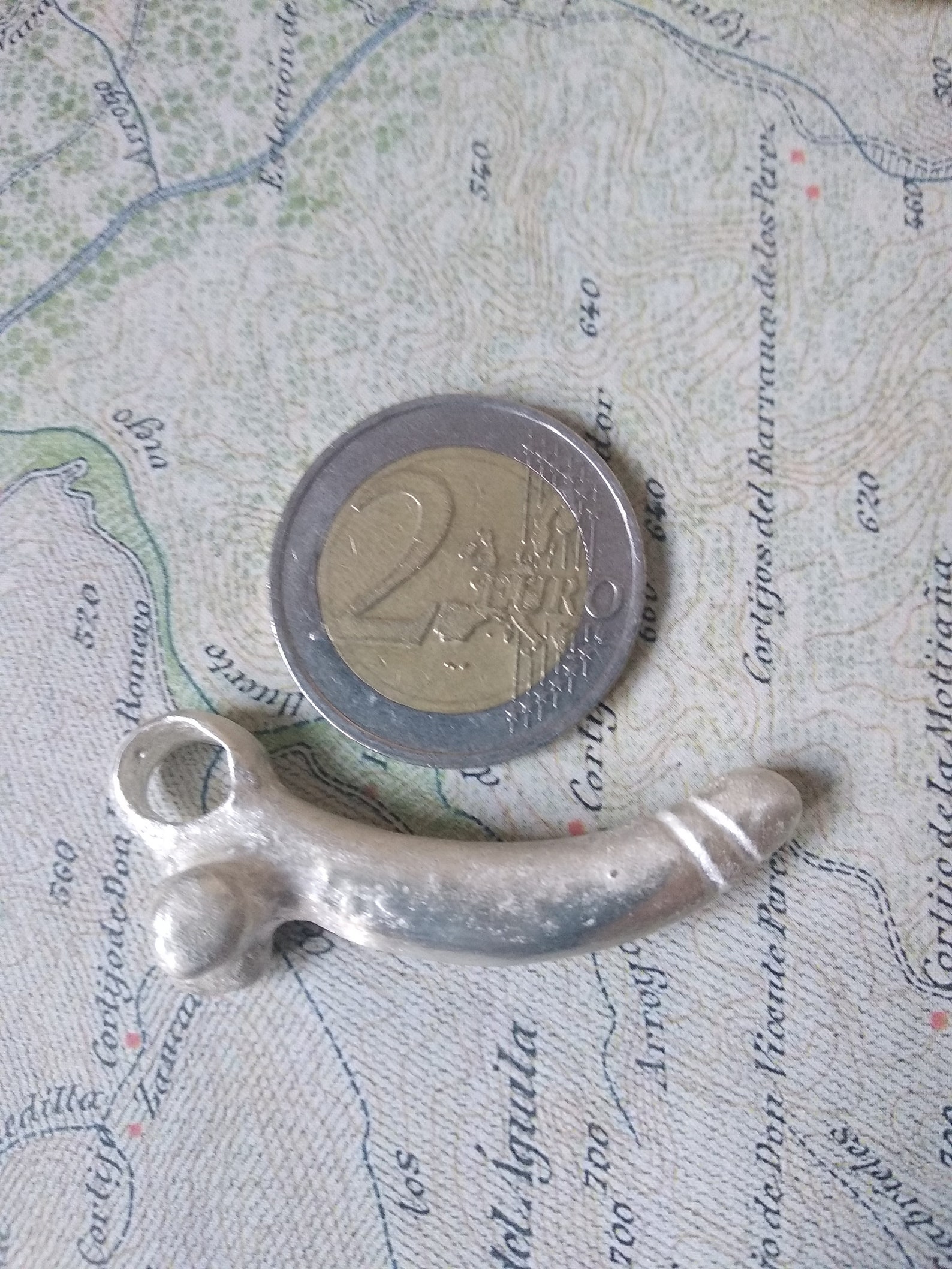 Roman Phallic Pendant in Solid Silver 16.30gr Replica Ancient Roman ...