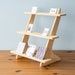 Space Saving 5 Tiered Display Stand With Reversible Grooved Shelving ...