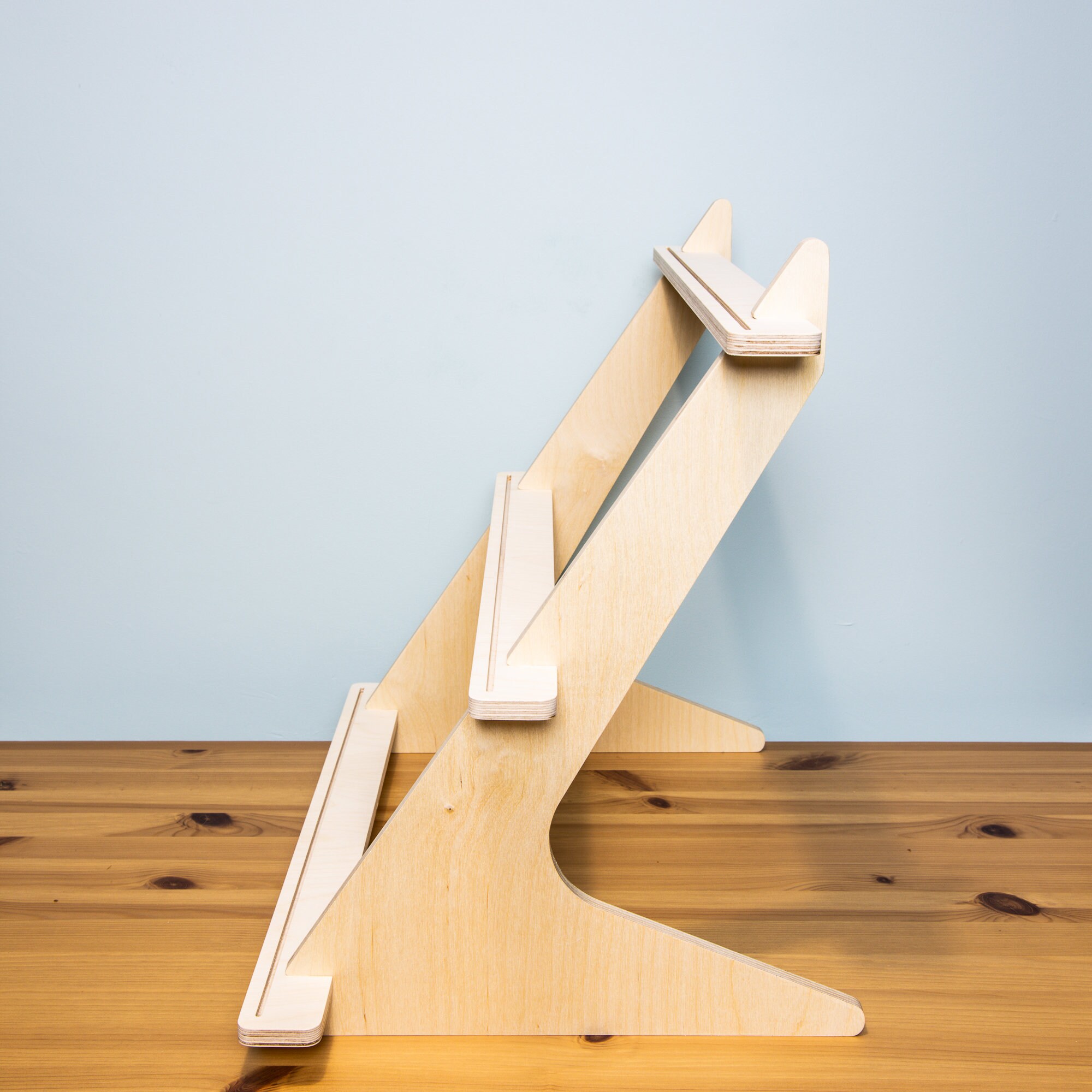 Tall A5 Card Size 3 Tier Display Shelf Stand With Grooves - Etsy UK