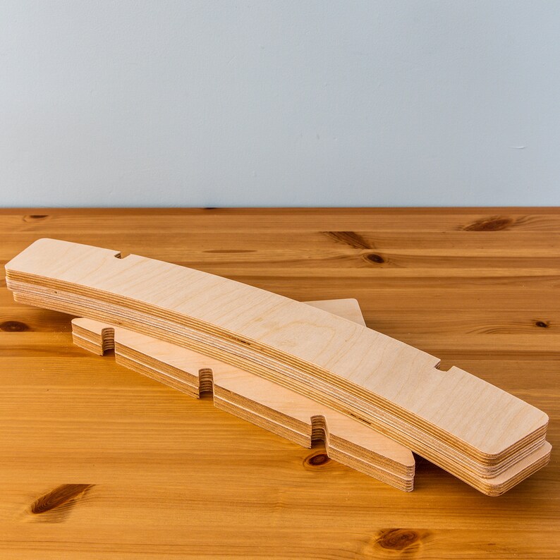 Concave Display Shelf With 3 Tier Stand for Memorabilia | Etsy