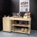 Pop-up Portable Retail Counter With Shelving and Wheels, Checkout Kiosk ...
