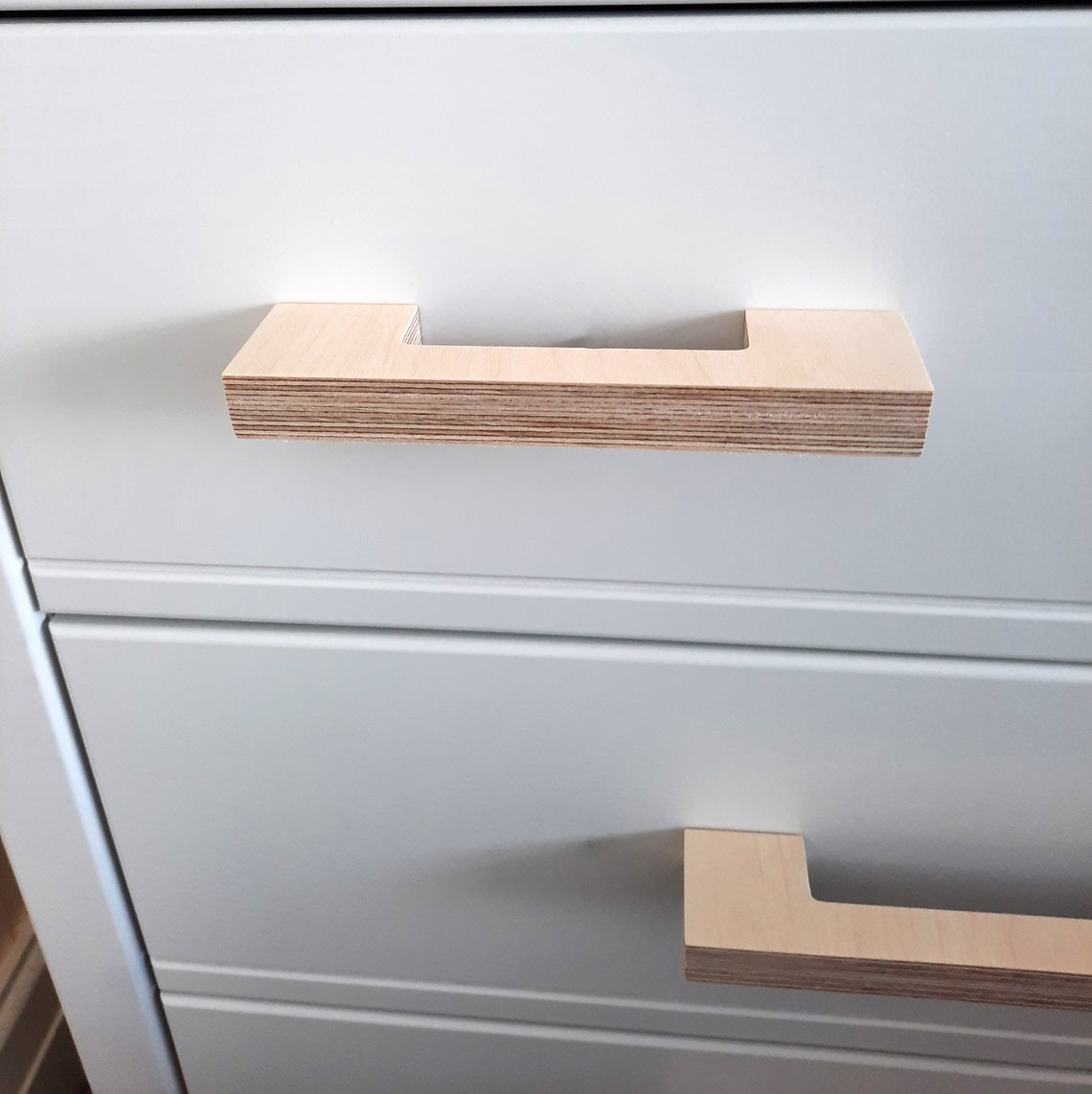 Square Wide Edged Cabinet Handle for Kitchen Cabinets, Bedroom ...