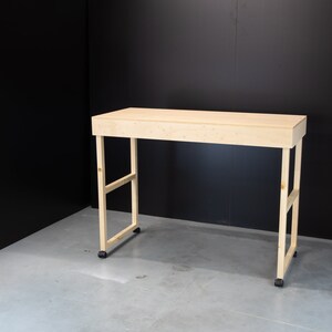 Pop-up Portable Retail Serving Table With Shelving and Wheels, Display ...